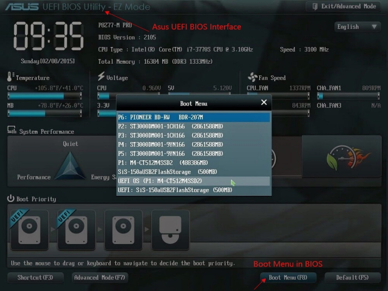 تفاوت بین UEFI و Legacy BIOS چیست؟ – گردو